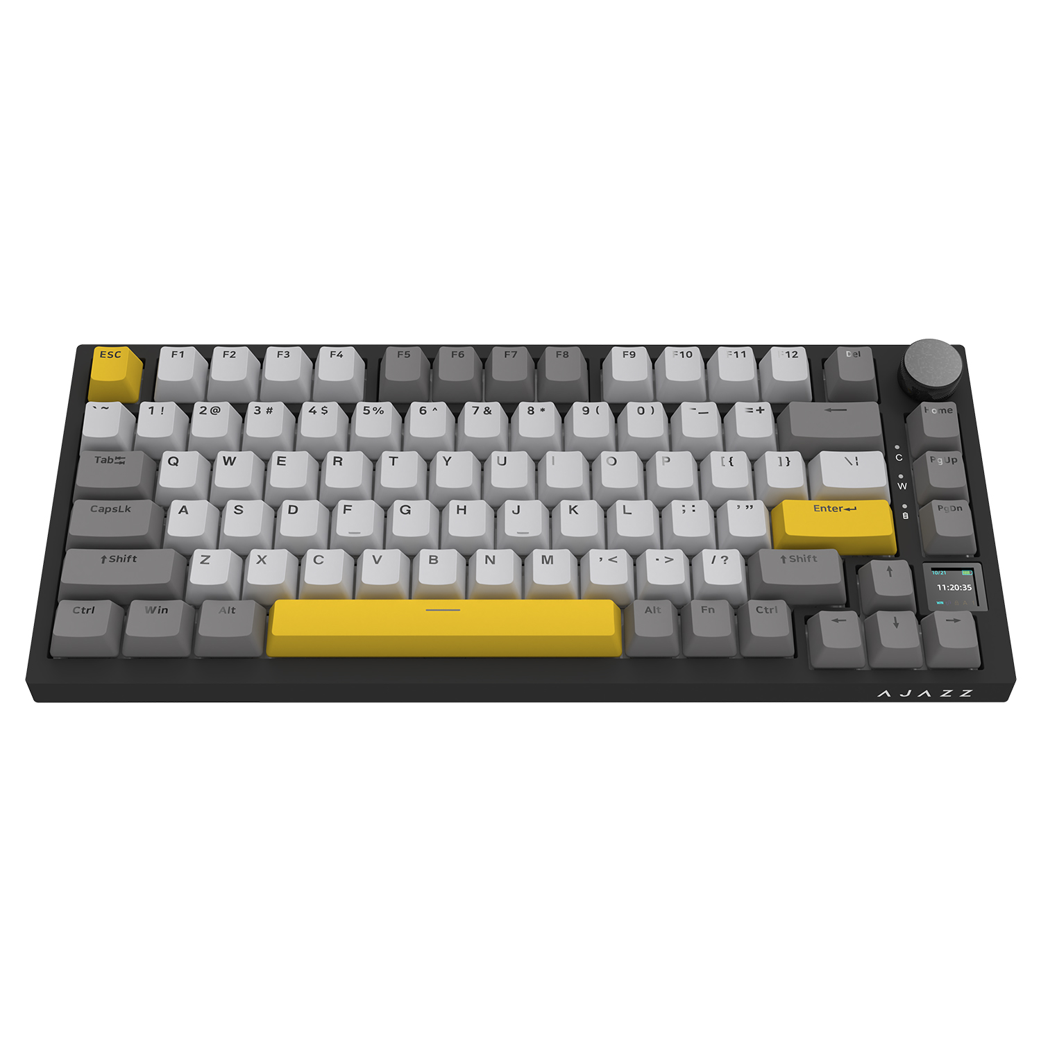 Klawiatura Ajazz AK980 RGB Wireless Black-Gray-Yellow - Hard-Pc.pl