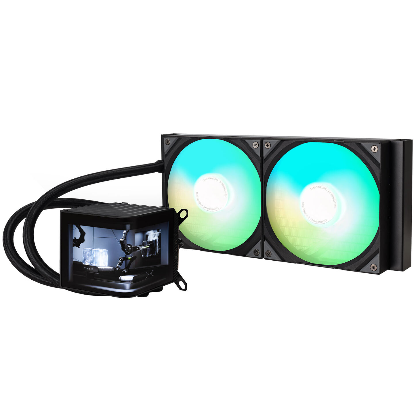 Chłodzenie wodne AiO TRYX PANORAMA 280mm Black - Hard-Pc.pl