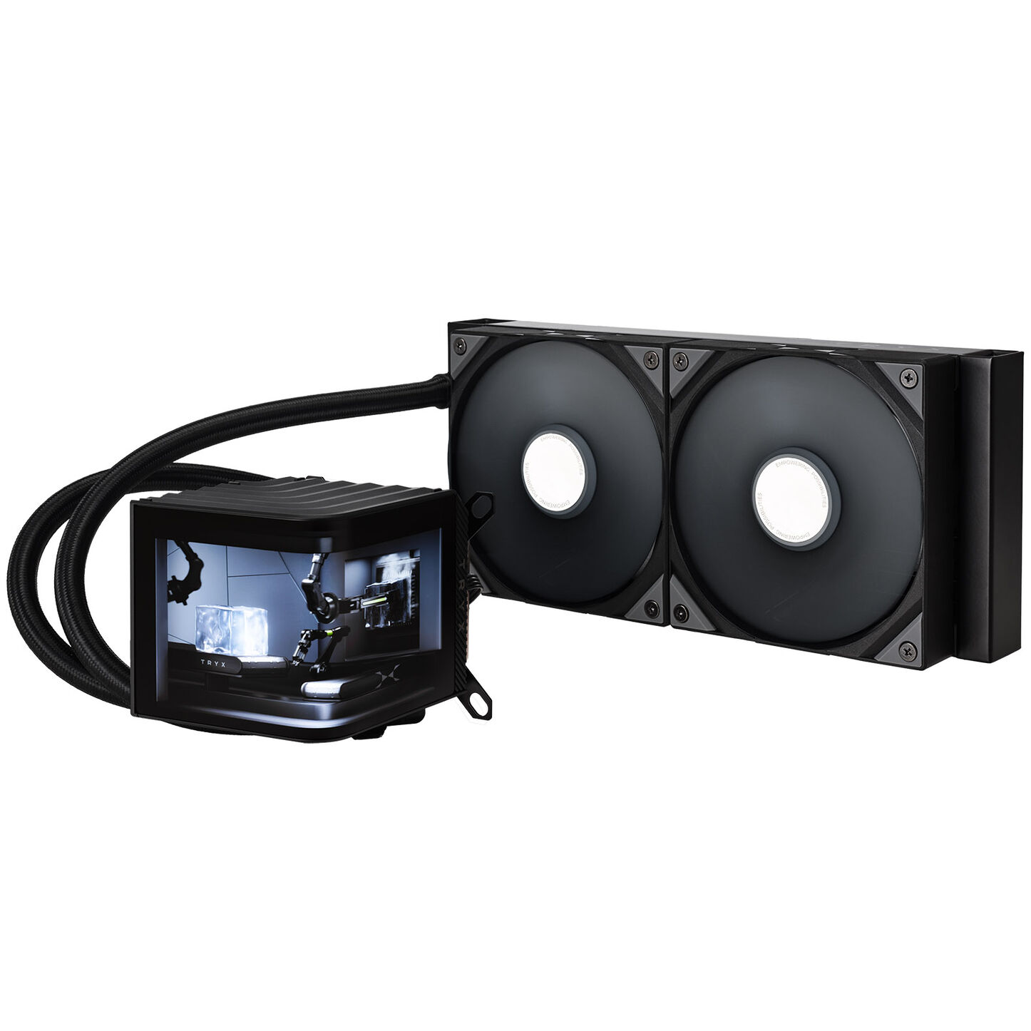 Chłodzenie wodne AiO TRYX PANORAMA 240mm Black - Hard-Pc.pl